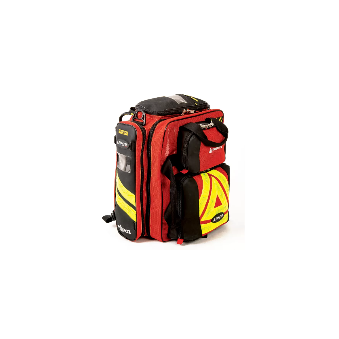 Sac de secours MATRIX rouge imperméable - Dimatex