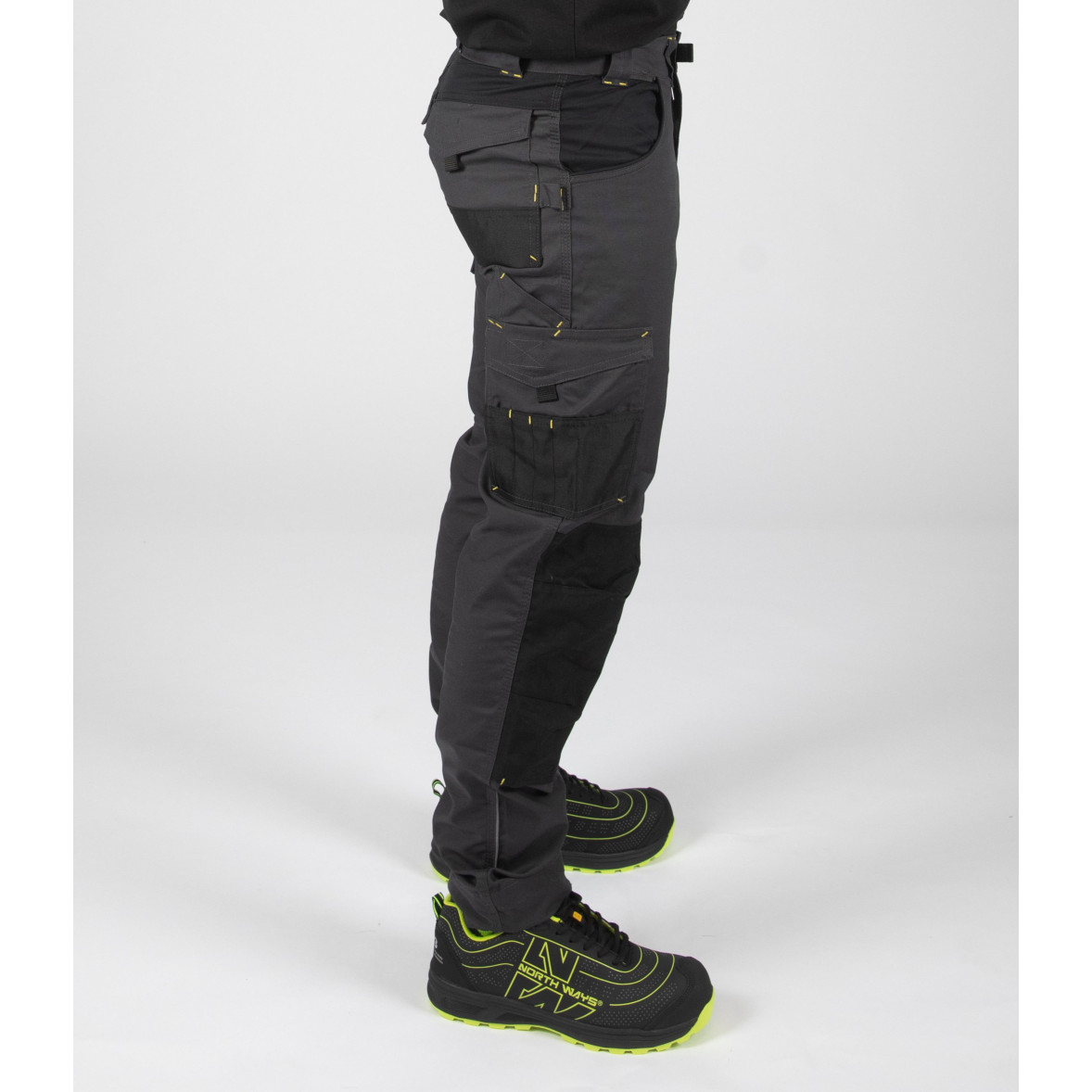 ADAM Work Pants - Gray/Black - Nine Worths by North Ways