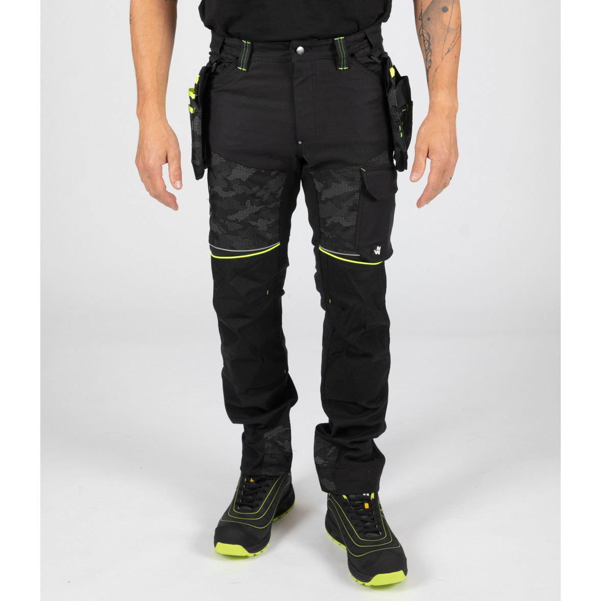 Pinto Dark Gray Work Pants - Nine Worths by North Ways