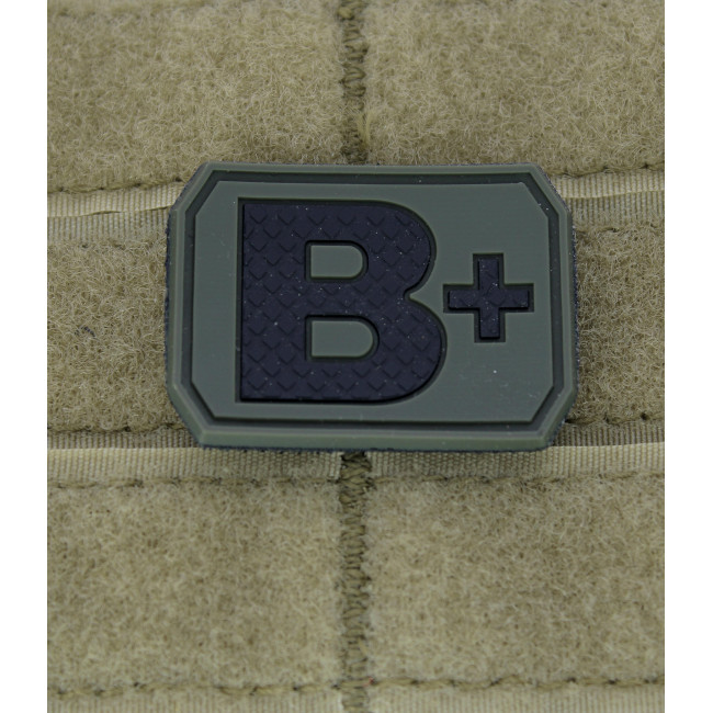 Novo - Patch de grupo sanguíneo PVC Miltec