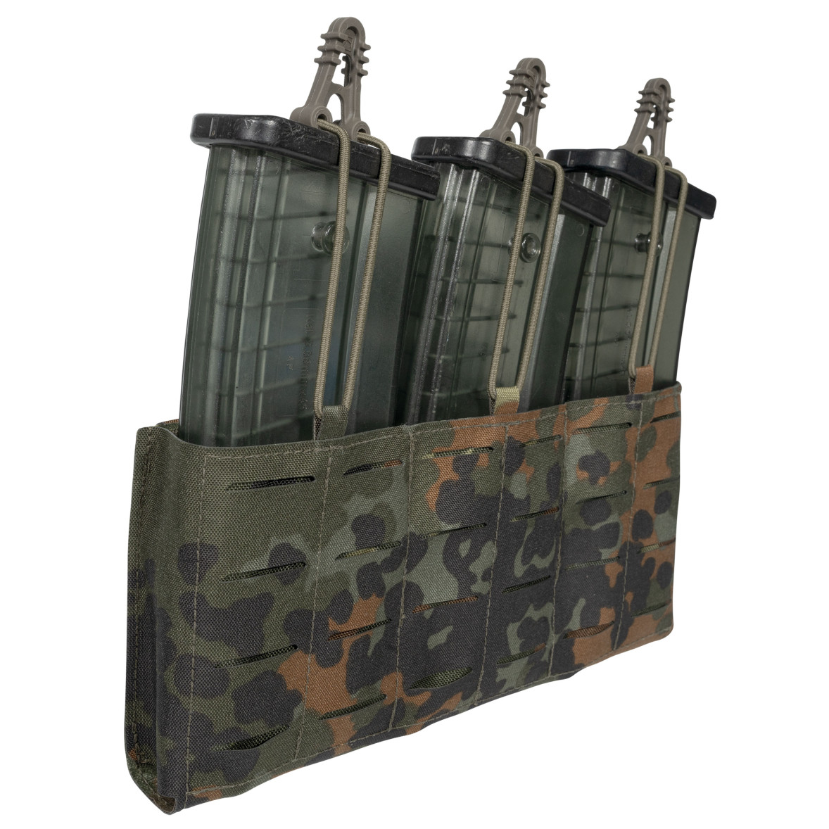 Triple Magazine Pouch for Rifles MX098 - Flecktarn - Lindnerhof