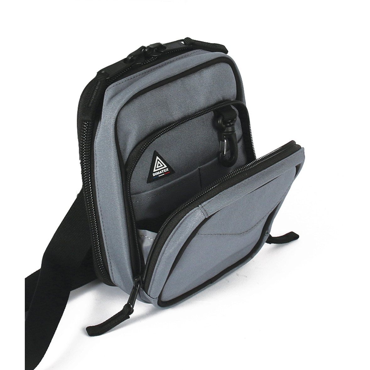 Discreet Bronx Anthracite bag - Dimatex