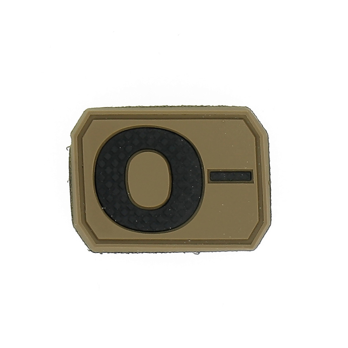 Patch 3D in plastica gruppo sanguigno O- colore coyote - MILTEC