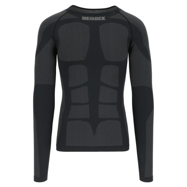 Nikos Thermal T-Shirt manches longues Noir - Herock
