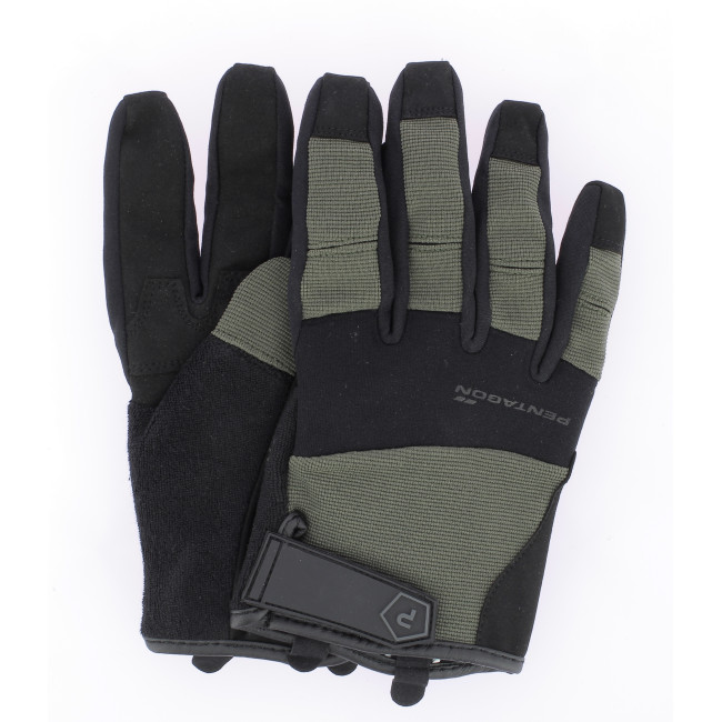Guantes Tácticos Mongoose Verde Oliva - Pentagon - Vetsecurite.com