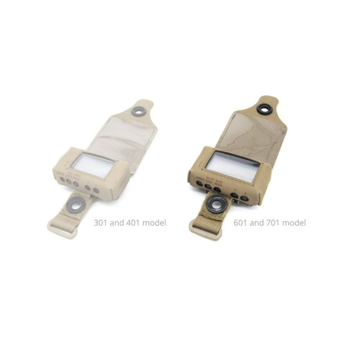 Black reconnaissance case for Garmin Foretrex 601 & 701 - FrogPro