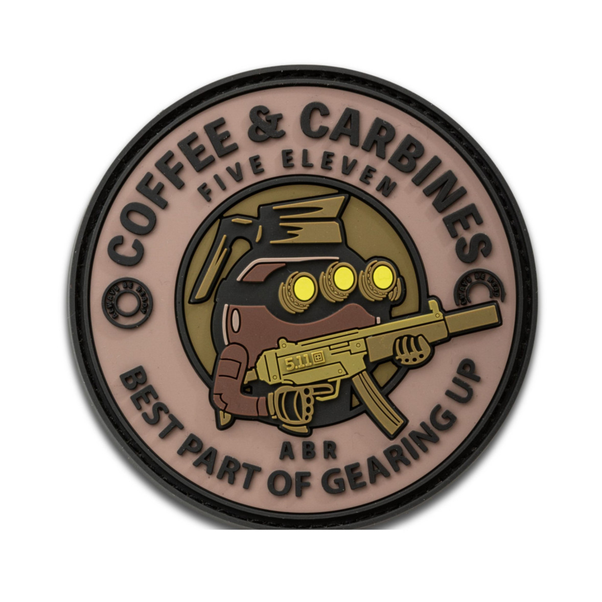 Patch coffee & carbines badlands tan - 5.11 tactical