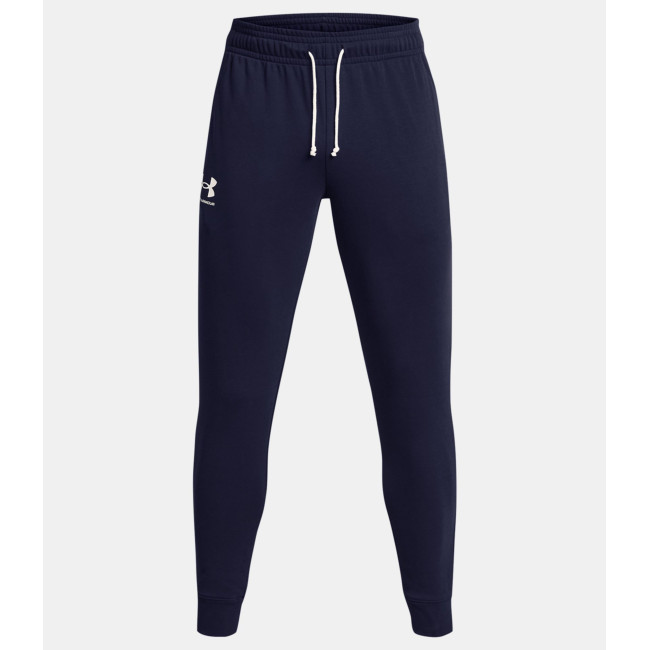 UA Rival Terry Men's Jogging Pants - Navy Blue - Under Armour