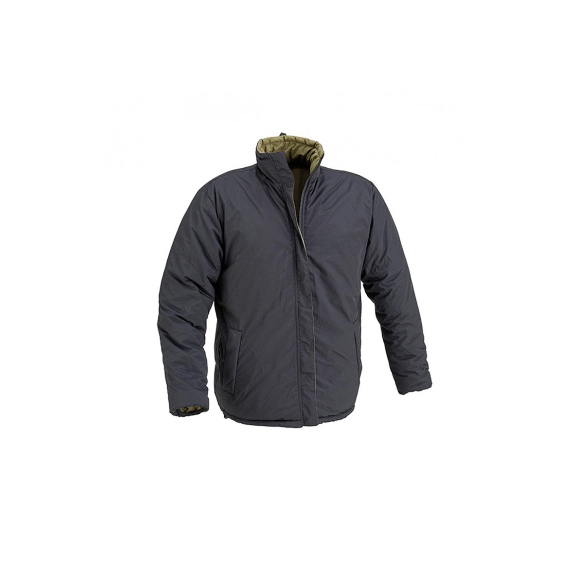 DEFCON 5 black green reversible winter jacket