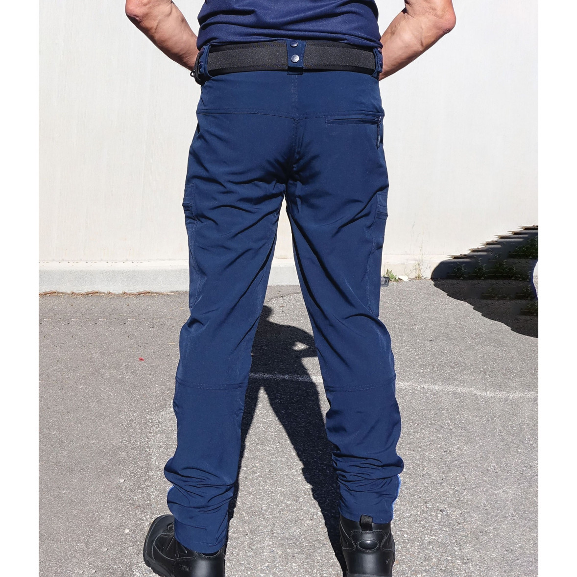 Light matte blue fitted pants for Municipal Police - Patrol
