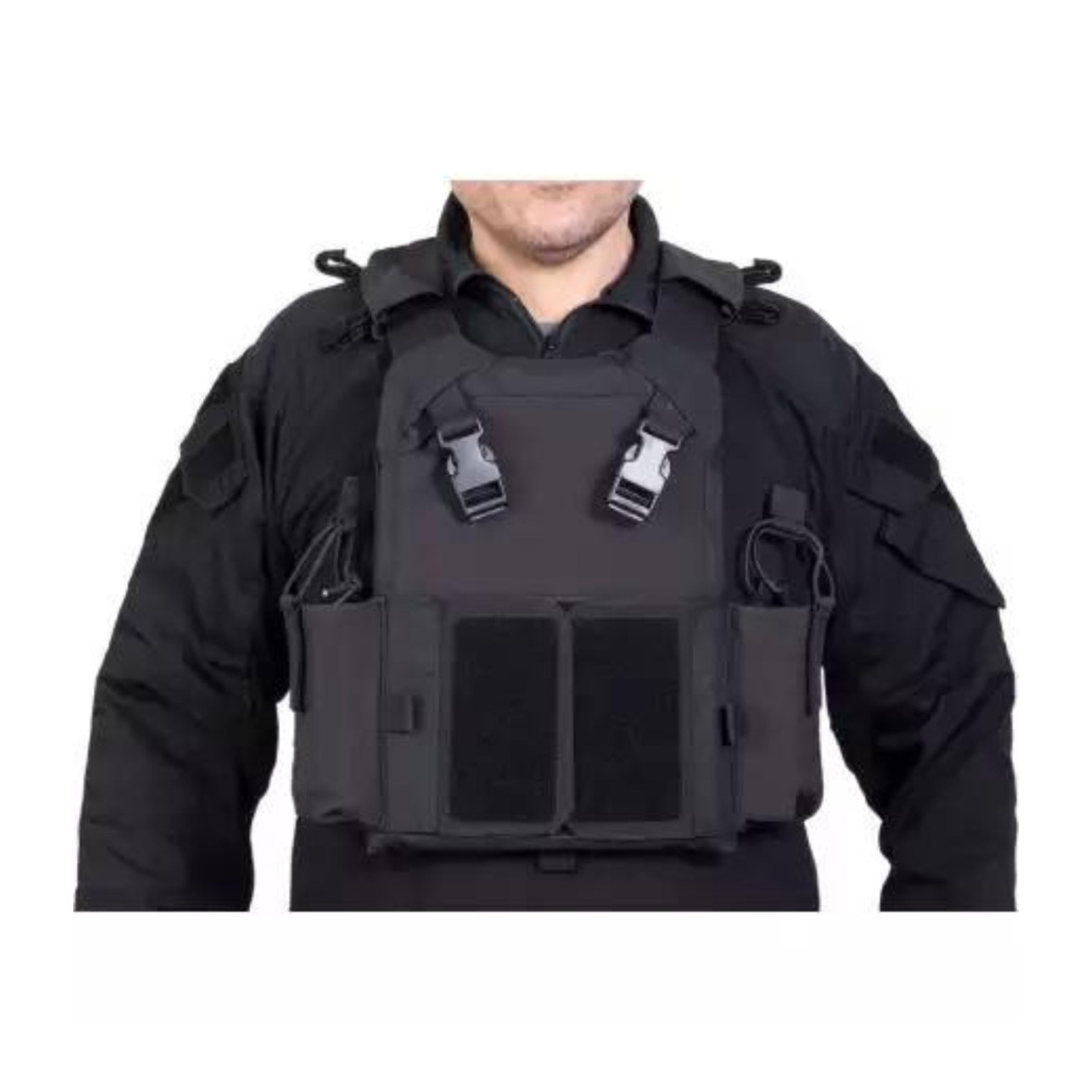 Force MK2 Plate Carrier Vest - Black - Delta Tactics