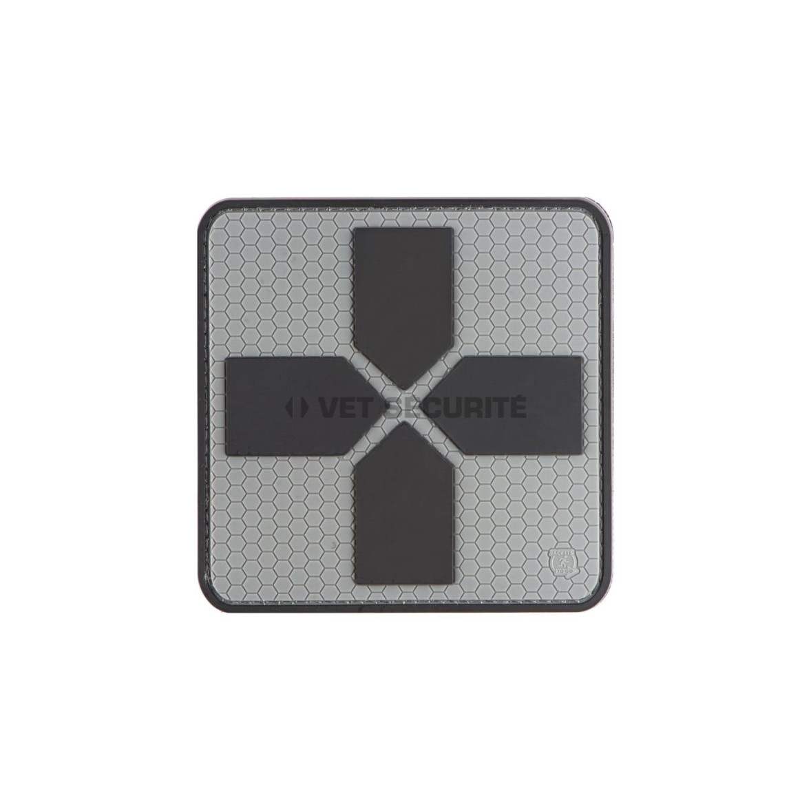 Big Cross Medic Rubber Patch - Grey - JTG