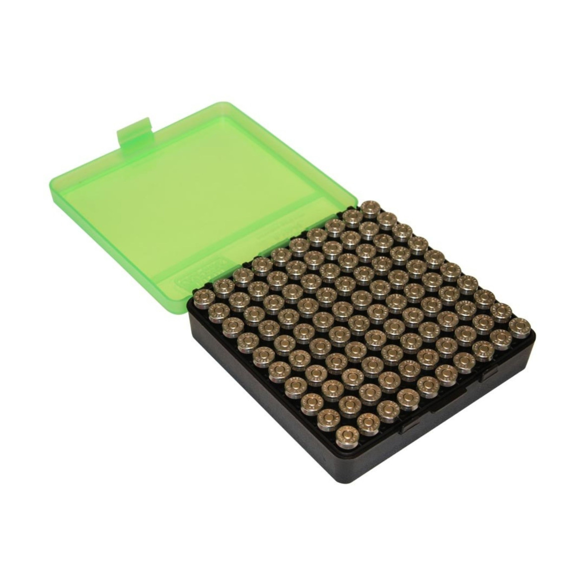 Boite munition 100 cartouches à couvercle pour 41 44 45 LC Verte Noire - MTM Case-Gard
