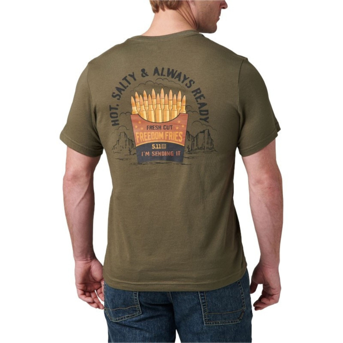 Tee shirt freedom fries ranger green - 5.11 Tactical