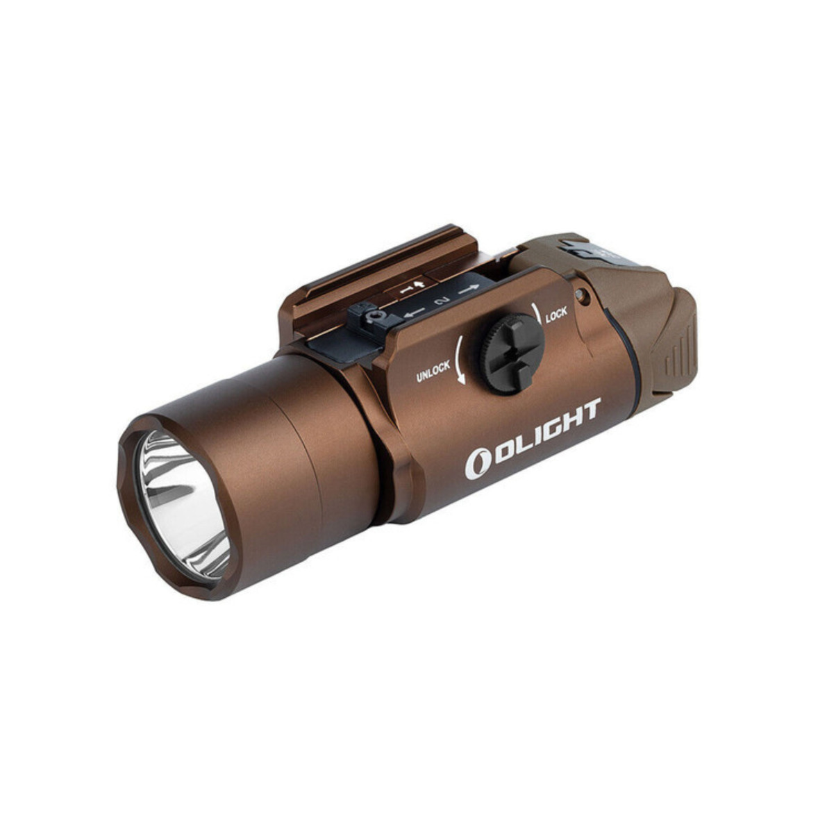 Long-range Flashlight 515 meters PL Turbo Valkyrie Tan - Olight