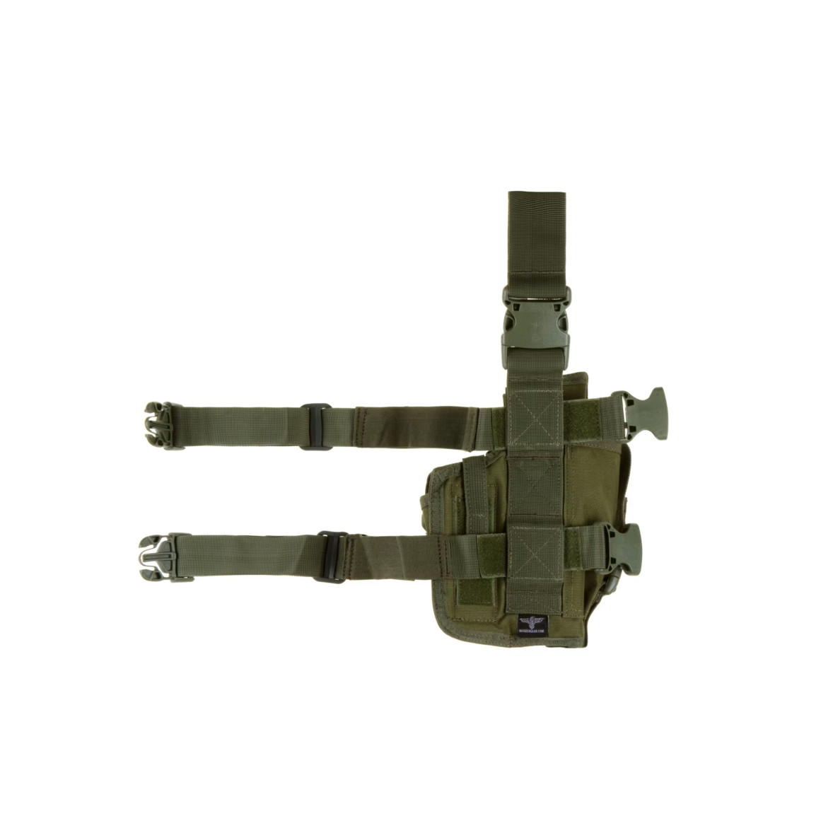 Left Thigh Holster with Magazine Pouch Ranger Green - Invader Gear