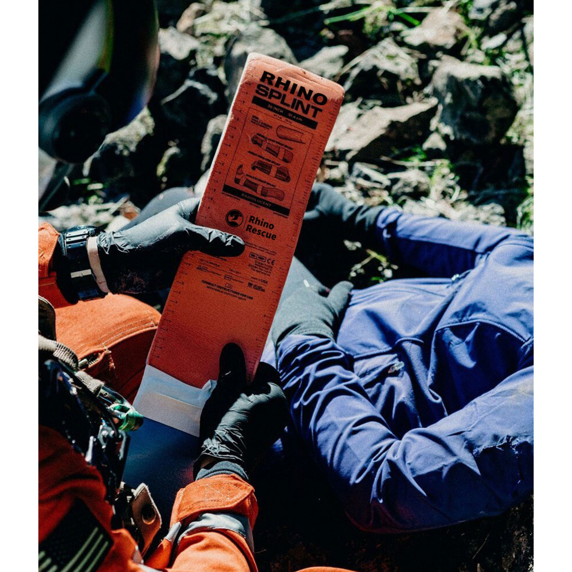 9-inch Universal Splint Olive - Rhino Rescue