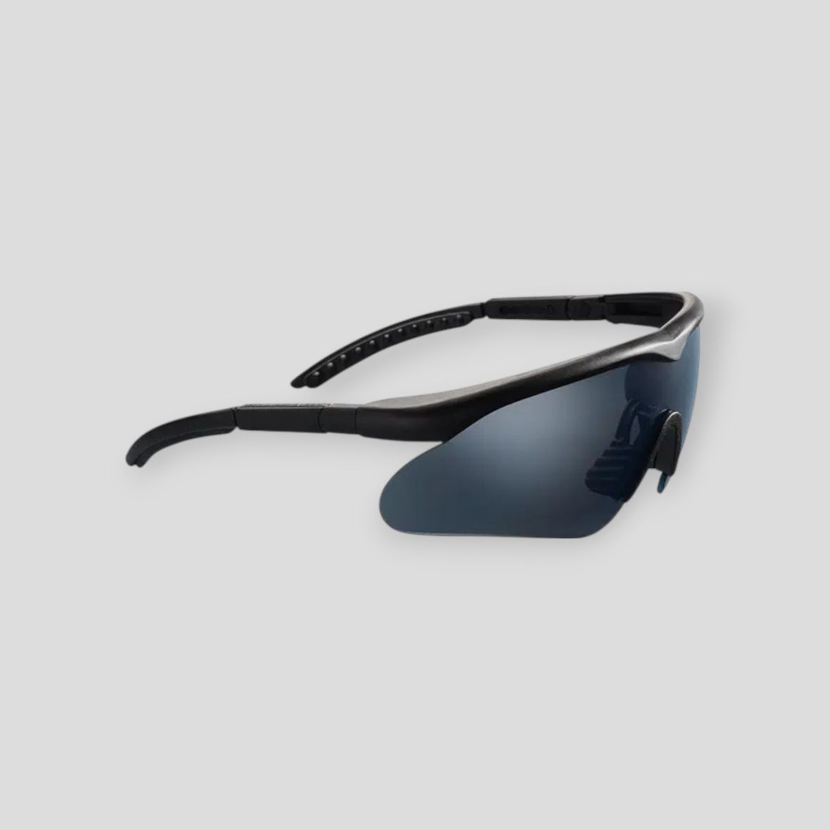 Ballistic glasses with interchangeable tinted lenses