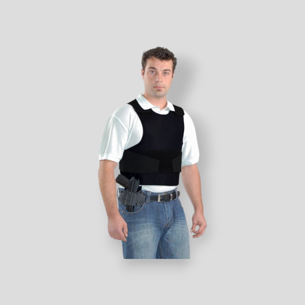 Scorpion NIJ IIIA Bulletproof Vest Men - Black - The Protector