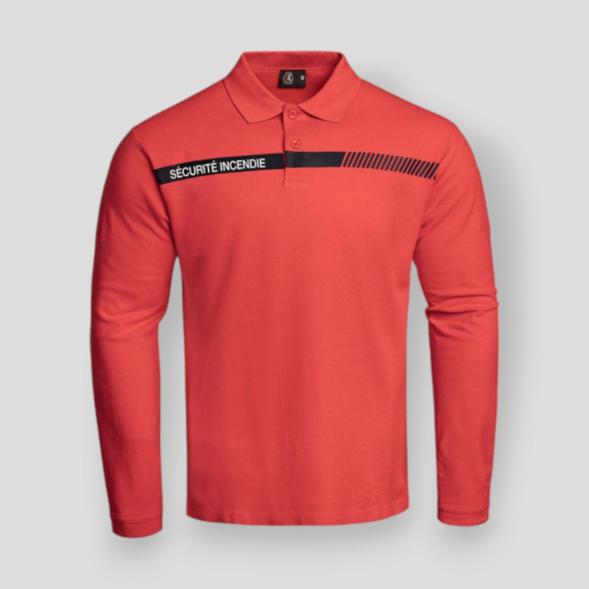 Polo de manga larga Seguridad Contra Incendios Sécu-One - Rojo - A10 ...