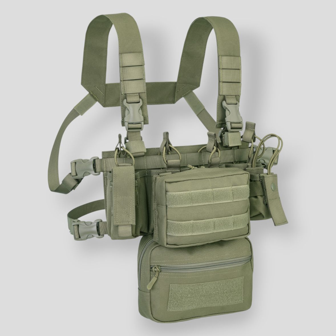 Mini chest-rig Combo 900D - Verde Oliva - Outac