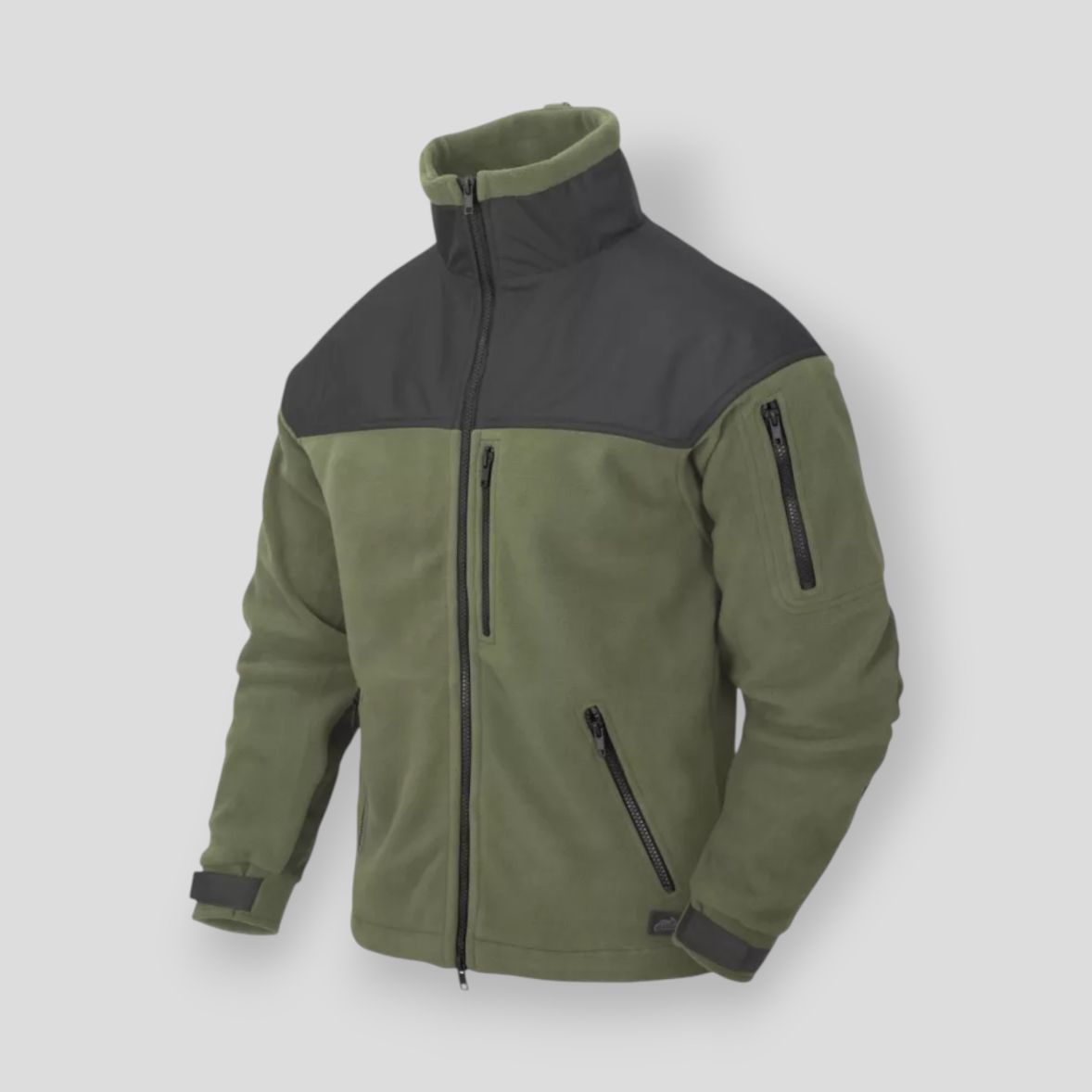 classic army jacket - fleece - olive green - helikon