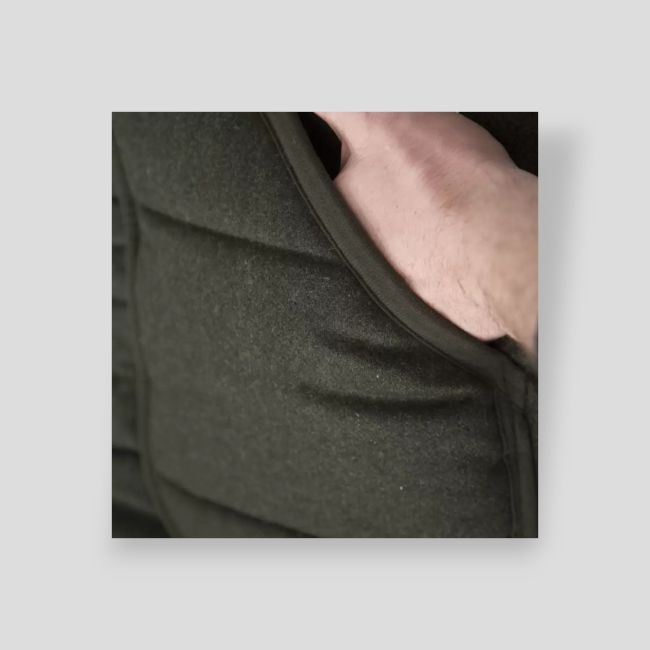 Poolster jachtzitdeken in loden voor het onderlichaam (200cm) G-LOFT ...