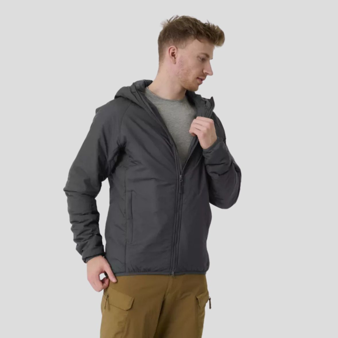 wolfhound hoodie jacket - climashield® apex 67g - shadow grey - helikon