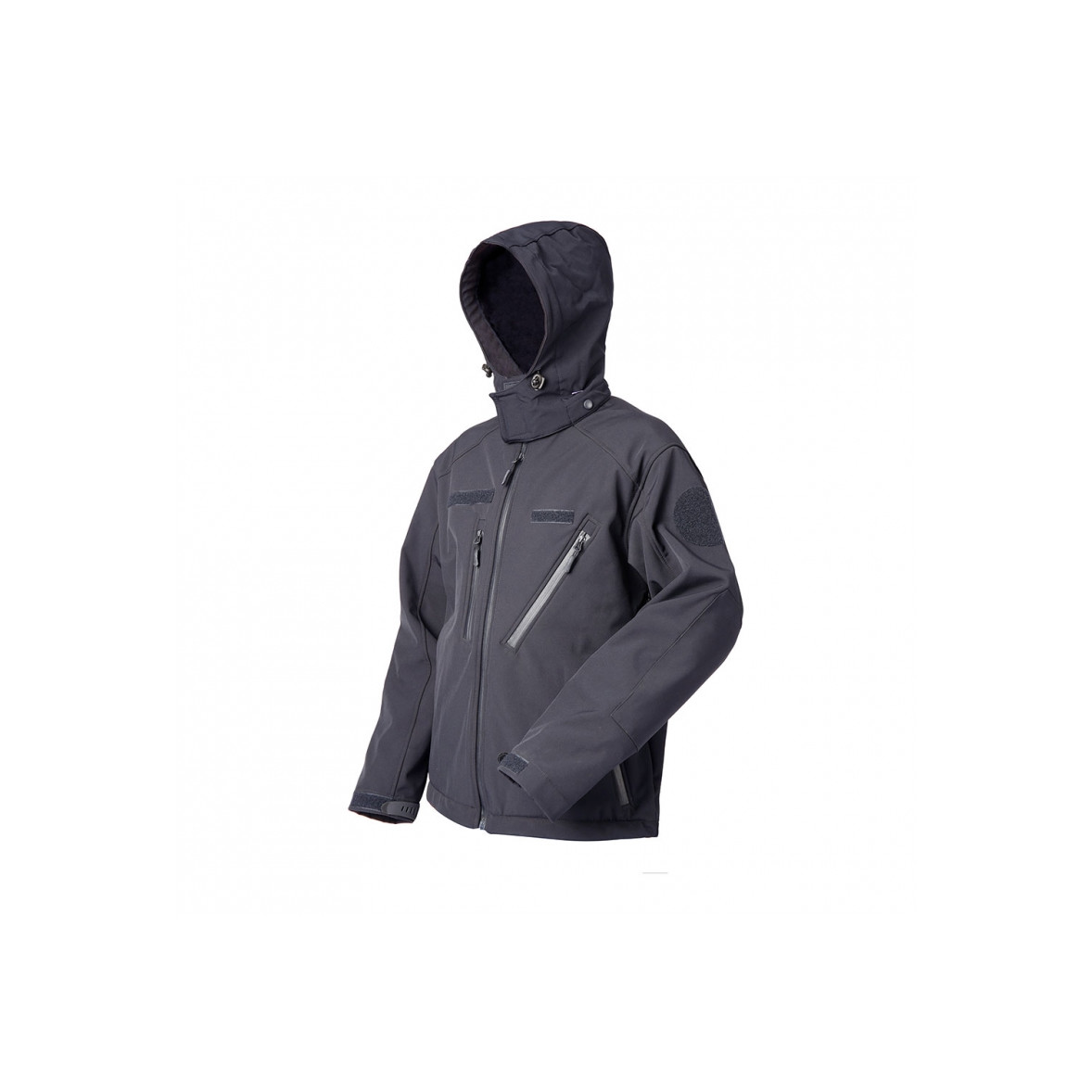 Ares black waterproof security softshell jacket