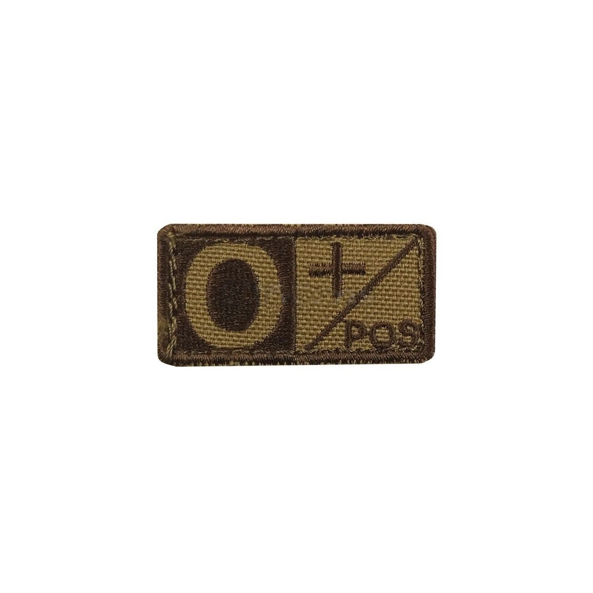 Insignia de grupo sanguíneo O+ coyote de la marca Condor