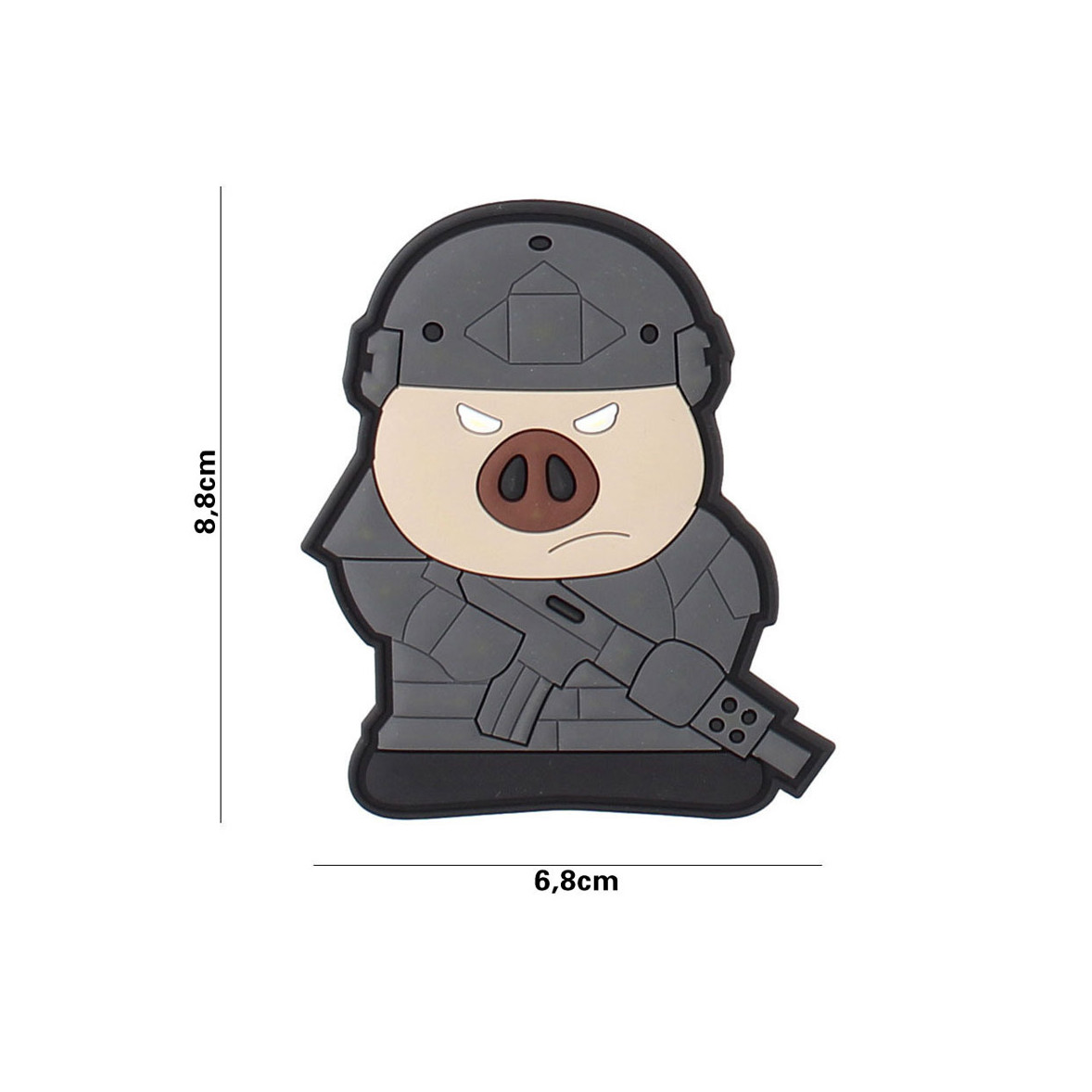 3D Tactical Pig PVC Patch - 101 Inc
