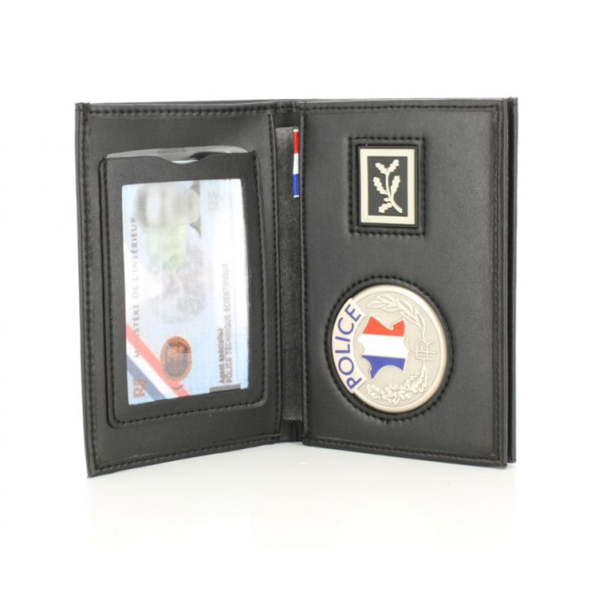 3-fold badge holder with CRS rank insignia and medal - FIT