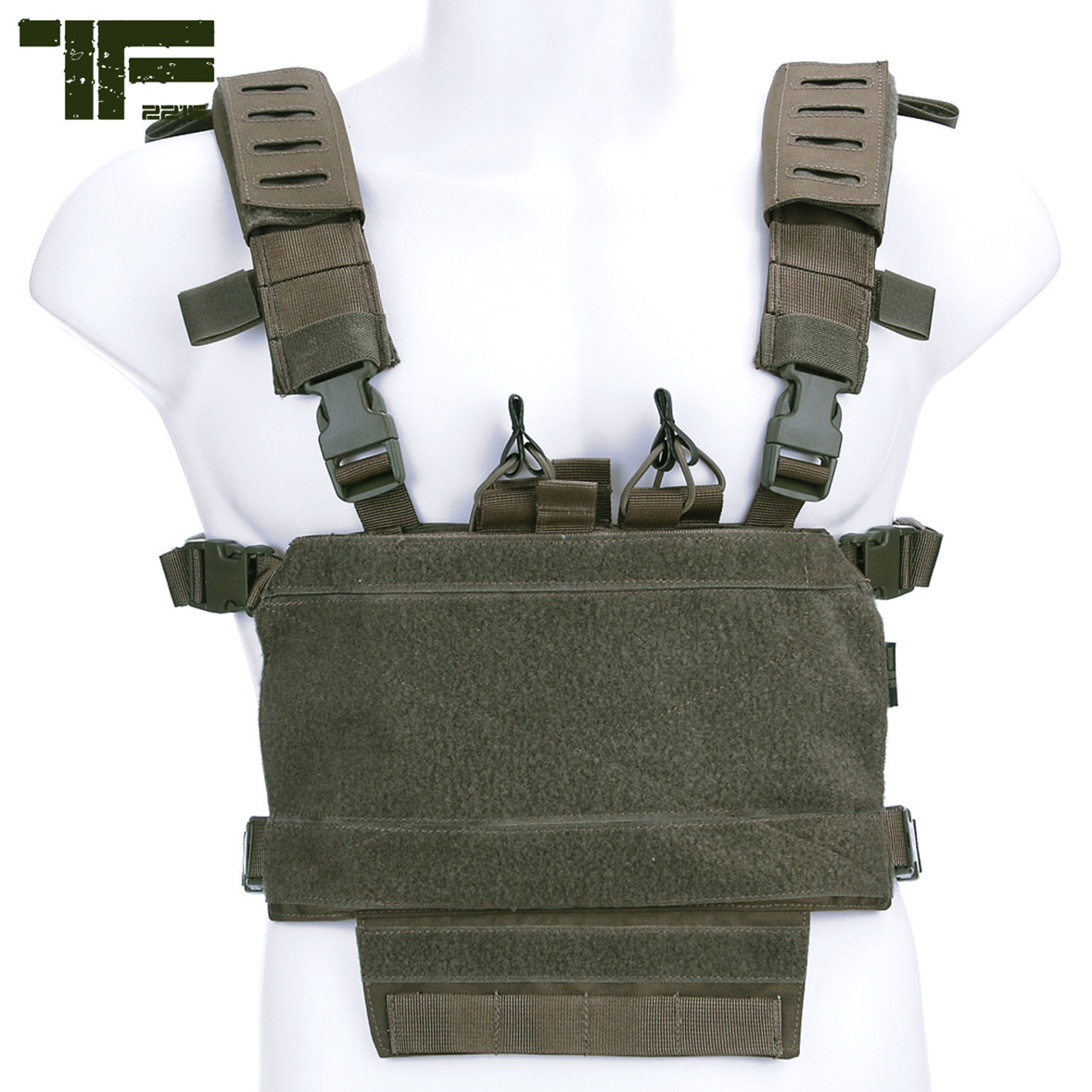 Chest Rig modulare Verde OD - Task Force 2215 - Vetsecurite.com