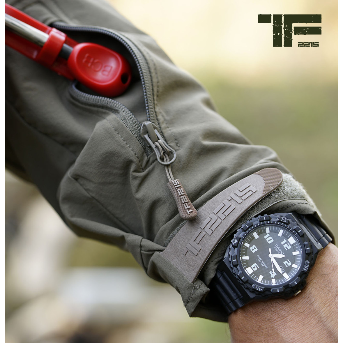 Chaqueta Softshell Echo One Verde OD - Task Force - Vetsecurite.com