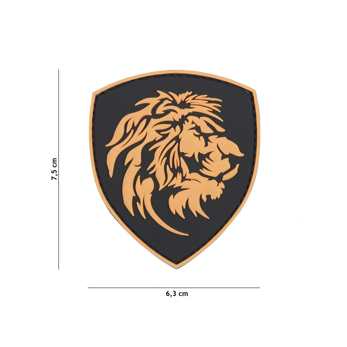 3D PVC Patch Dutch Lion Orange - 101 Inc - Vetsecurite.com