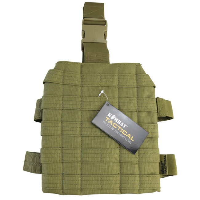 Piastra cosciale MOLLE Drop - Coyote - Kombat Tactical