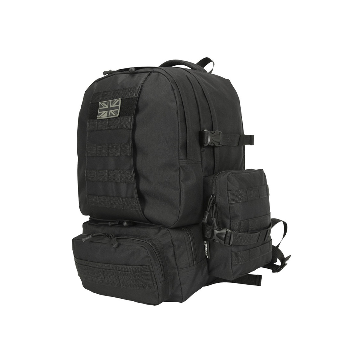 Black Expedition 50L Backpack - Kombat Tactical