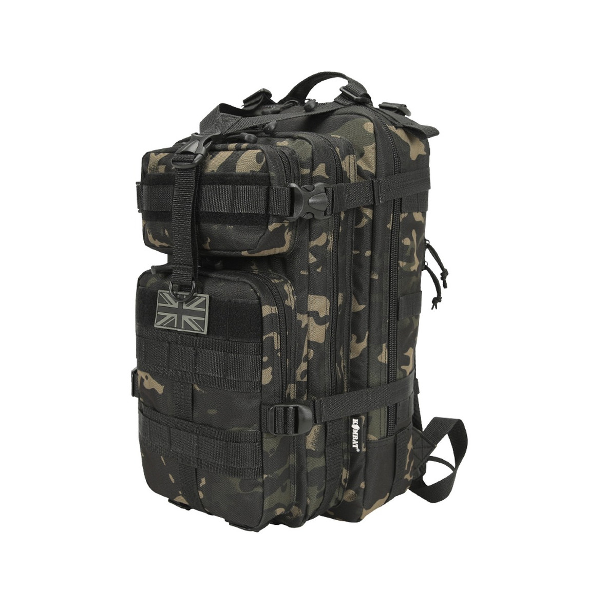 Stealth BTP Black 25L Backpack - Kombat Tactical