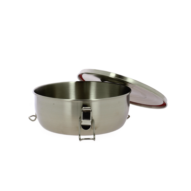 RECIPIENT AVEC COUVERCLE ETANCHE 500ml - ACIER INOX - TATONKA