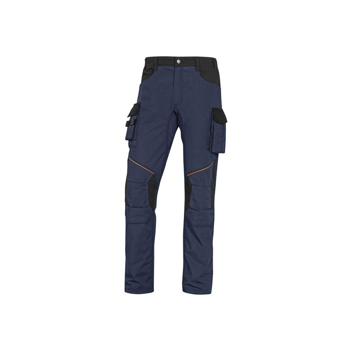 MACH2 CORPORATE POLYESTER COTTON RIPSTOP Navy Blue/Black WORK PANTS ...