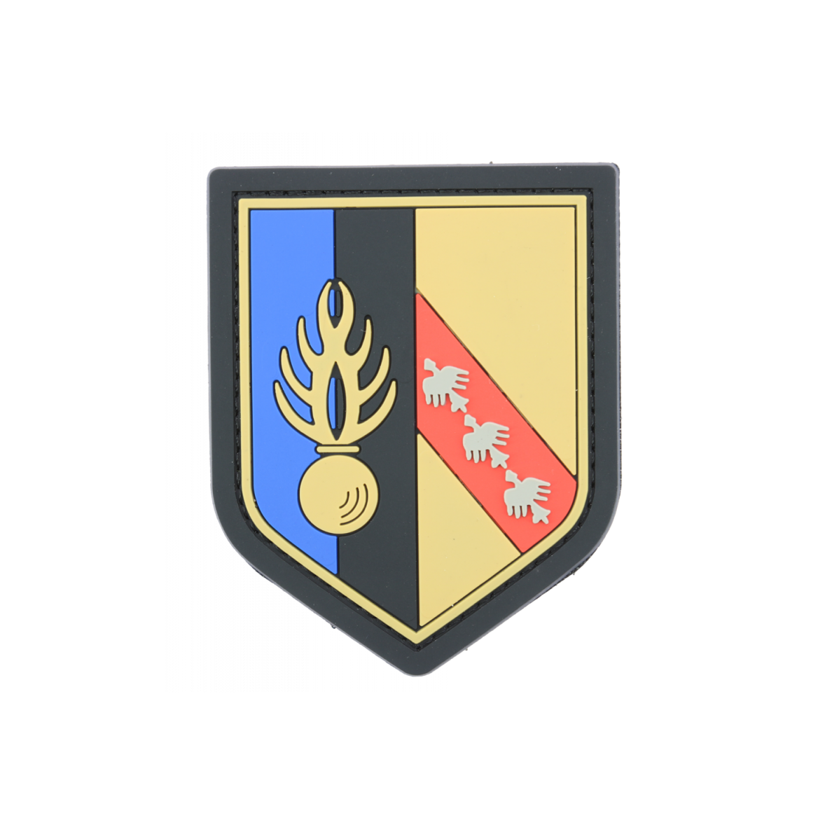 PVC Patch Mobile Gendarmerie Defense Zone Metz