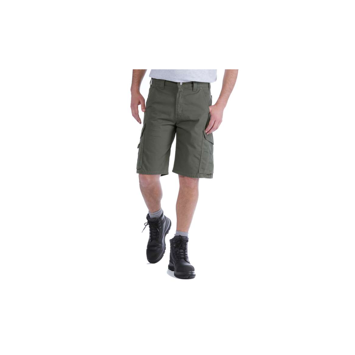 Green Ripstop Cargo Work Shorts - CARHARTT