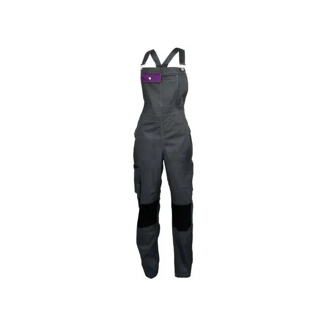 Pep's Gray/Purple Work Overalls - Fashion Sécurité