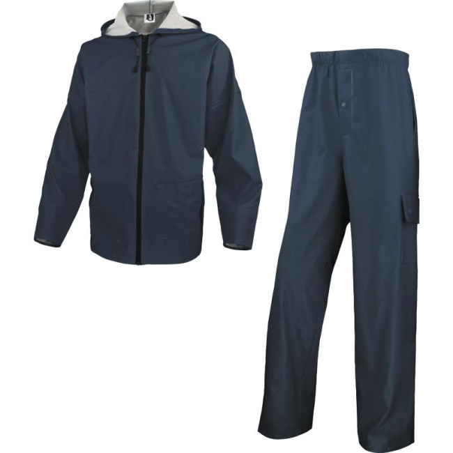 Conjunto impermeable 850 azul marino de la marca Delta Plus