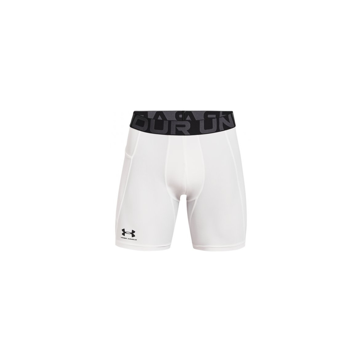 White Heatgear Compression Short - Under Armour