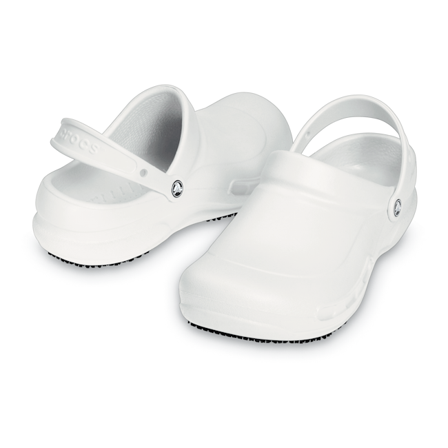 White Bistro Kitchen Clogs - Crocs - Vetsecurite.com