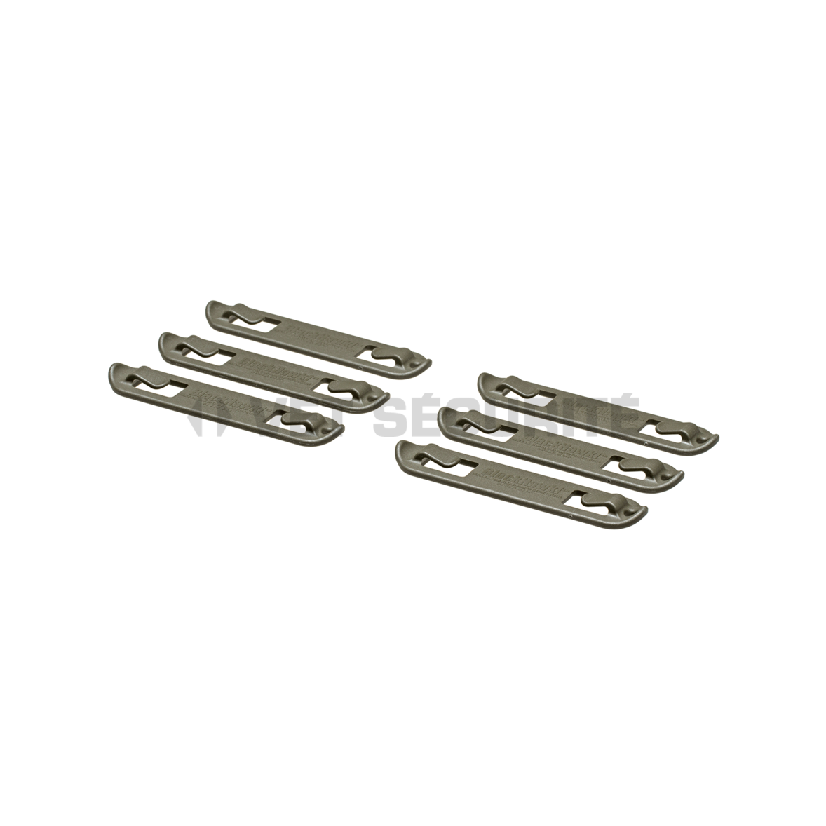 3-inch Speed Clips 6 pieces green - Blackhawk