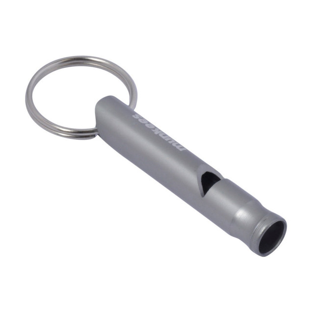 The aluminum whistle (47 mm) Gray - Munkees