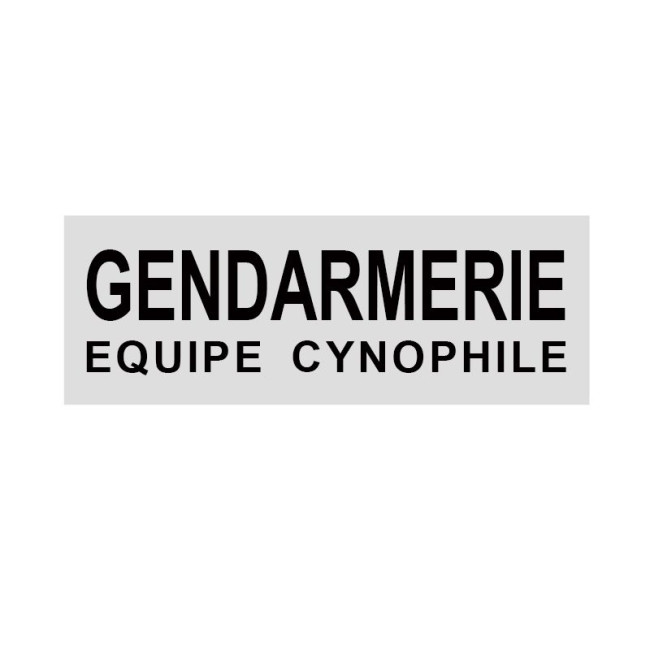 Bandeau GD Equipe Cynophile rétro 3x10 - Patrol Equipement
