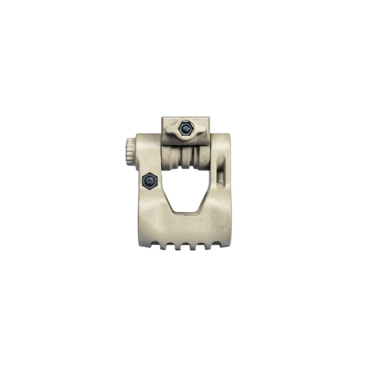 Adjustable tactical flashlight mount desert - Fab Defense
